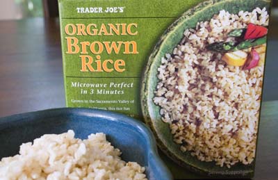 Emily's Kitchen: Trader Joe's Frozen Organic Brown Rice