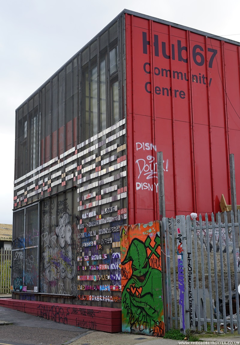 Hackney Wick Street Art - The Globe Trotter