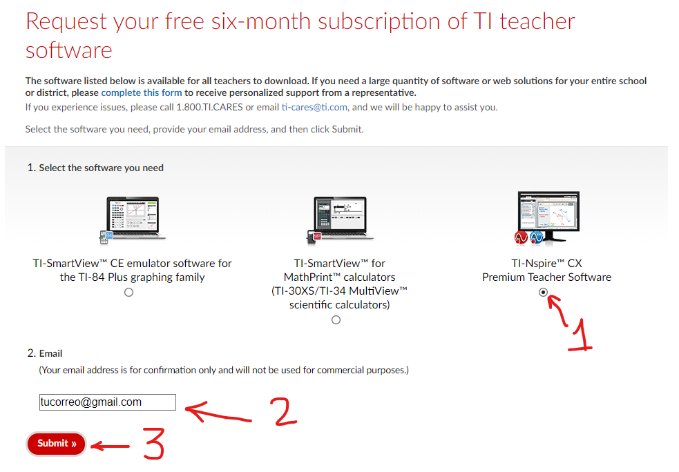 Licencia GRATIS de Software Texas Instrument 100% legal para tu PC