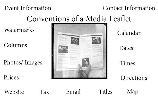 Unit 1 Scene: Conventions of a Media Leaflet