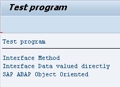 SAP ABAP 4 Tutorial: Interface Static Attribute and Method are Accessed ...