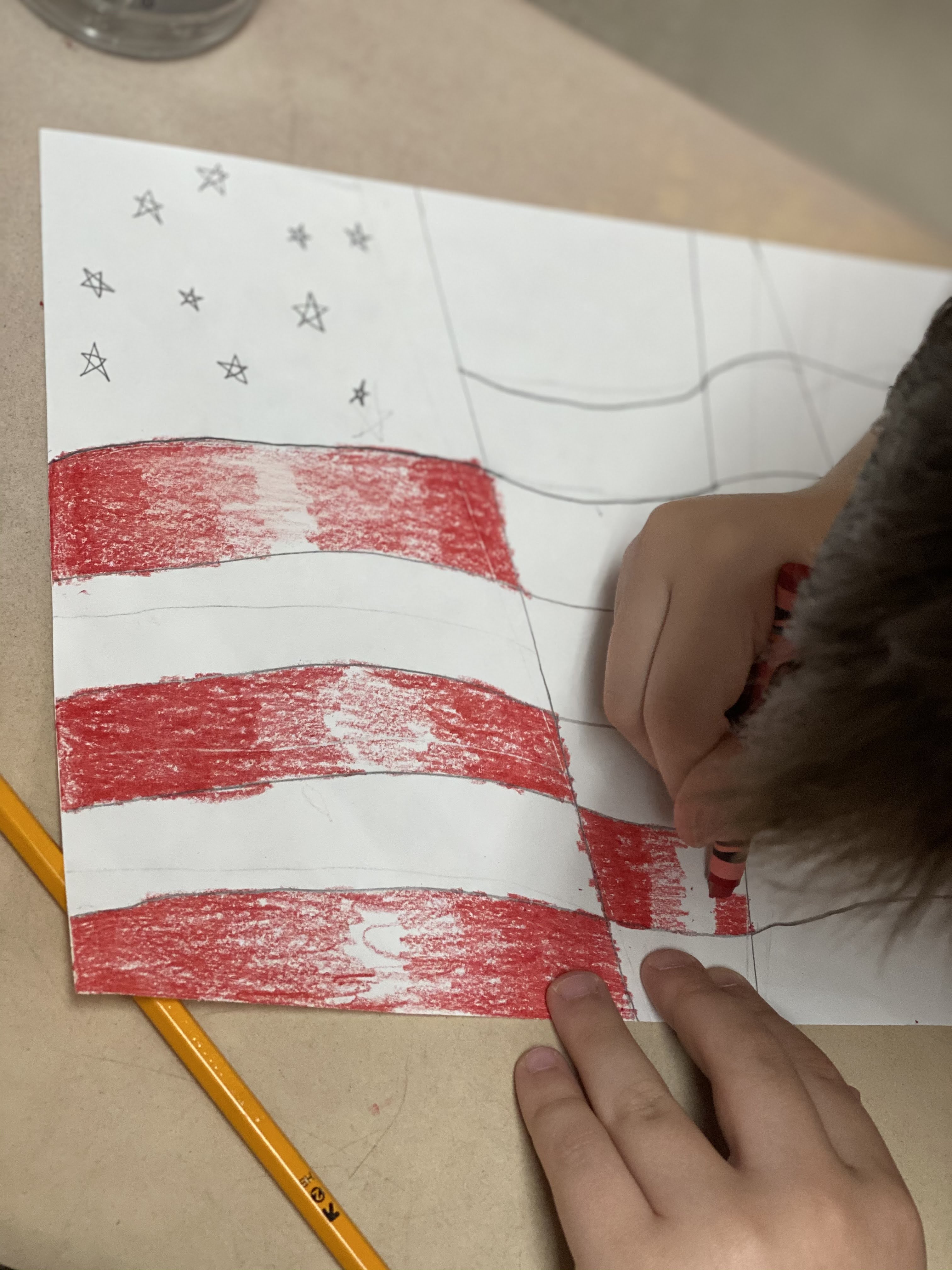 Elements of the Art Room: Patriotic art for Veterans Day!