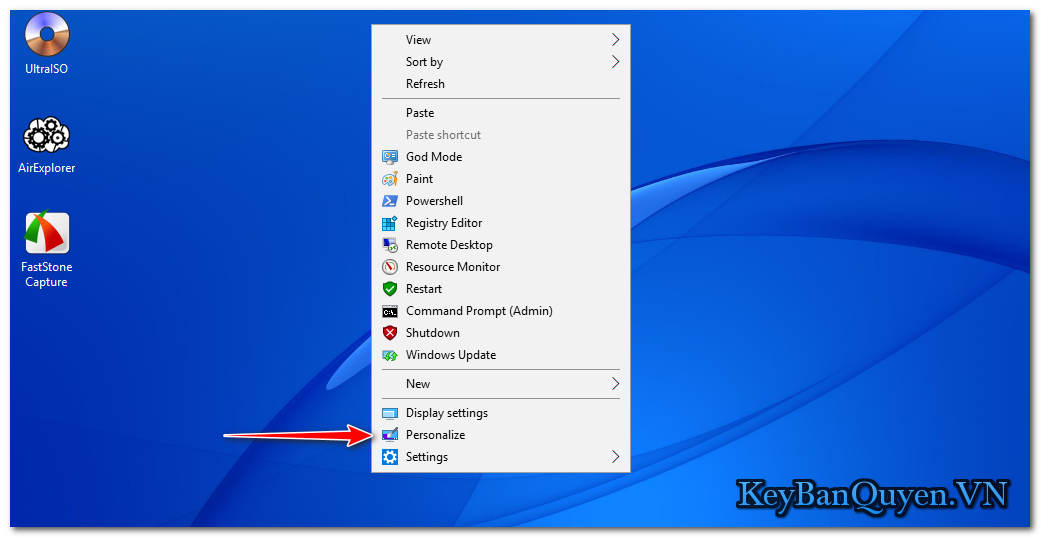 Hướng dẫn hiện icon This PC ( My Computer ) , Control Panel , Network ...