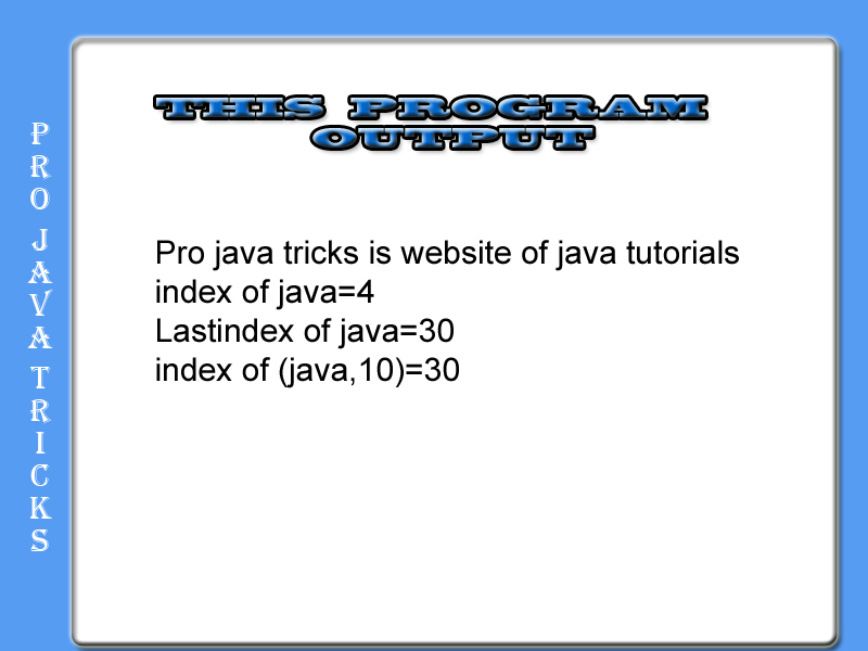 How To Search String With In String In Java Projavatricks How To Search String With In String In Java Projavatricks