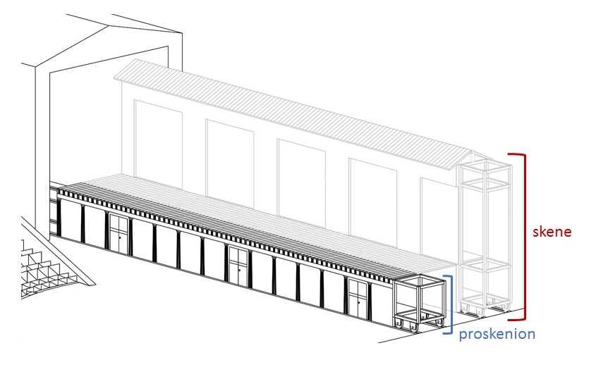 Ancient Greek theatres used moveable stages more than 2000 years ago