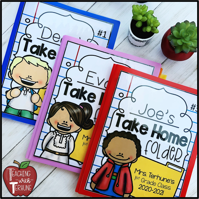 Teaching With Terhune: Daily Take Home Folders