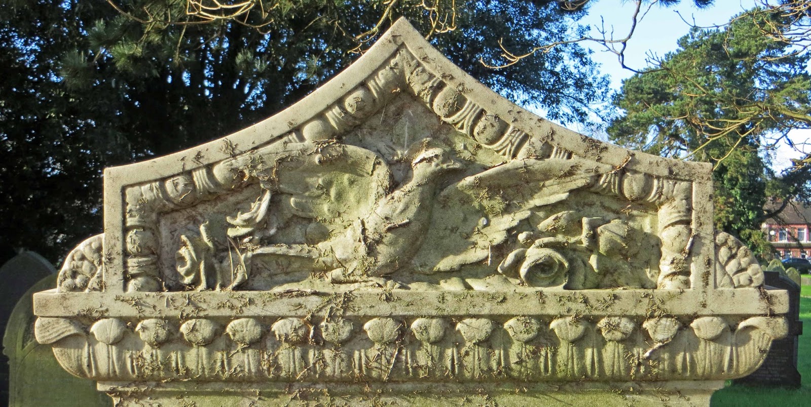 sconzani: Grave matters: Stone birds