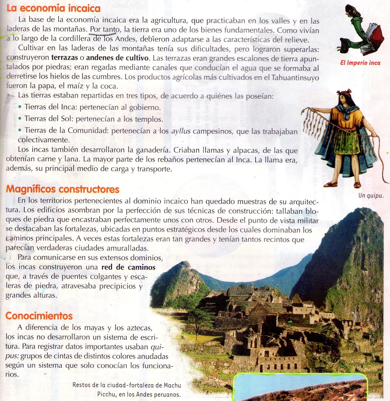 4° B Escuela N° 5: Civilización Inca