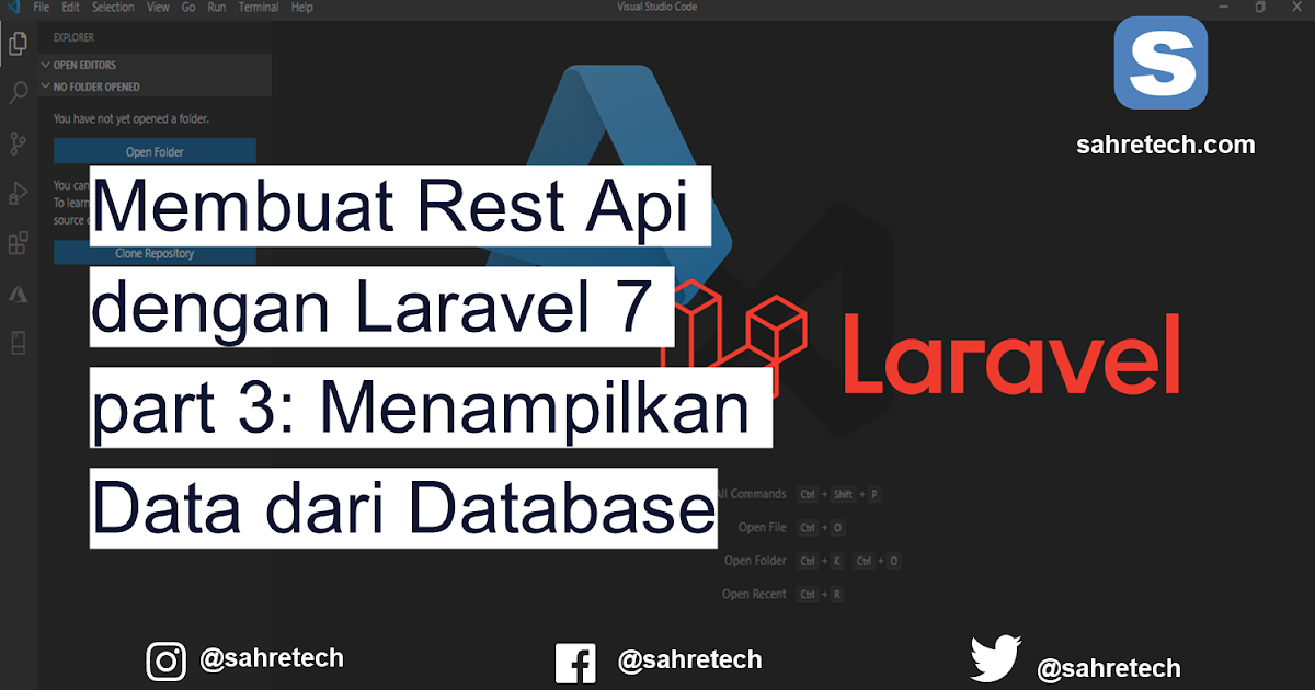 Membuat Rest Api dengan Laravel 7 #3: Menampilkan Data dari Database ... Membuat Rest Api dengan Laravel 7 #3: Menampilkan Data dari Database ...