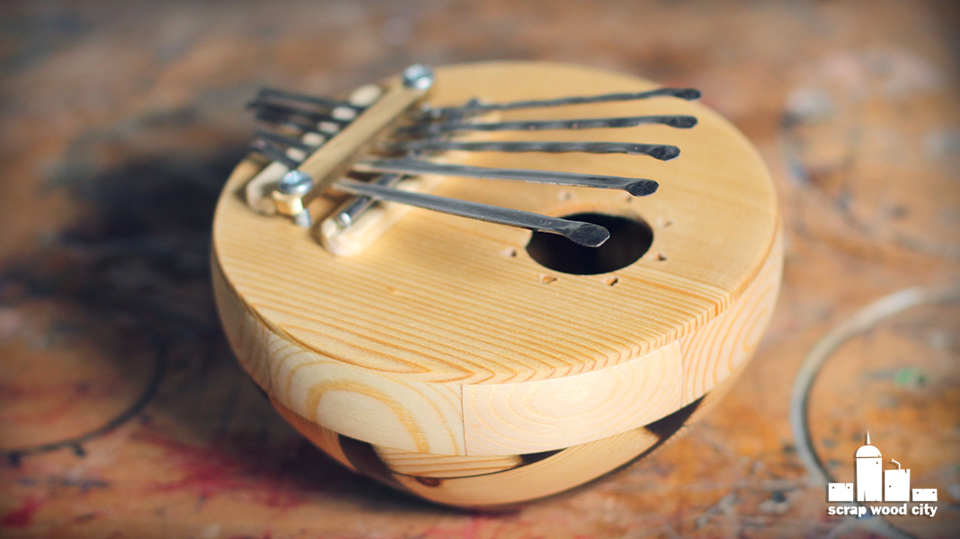 scrap wood city: How to make a kalimba out of epoxy resin and wood