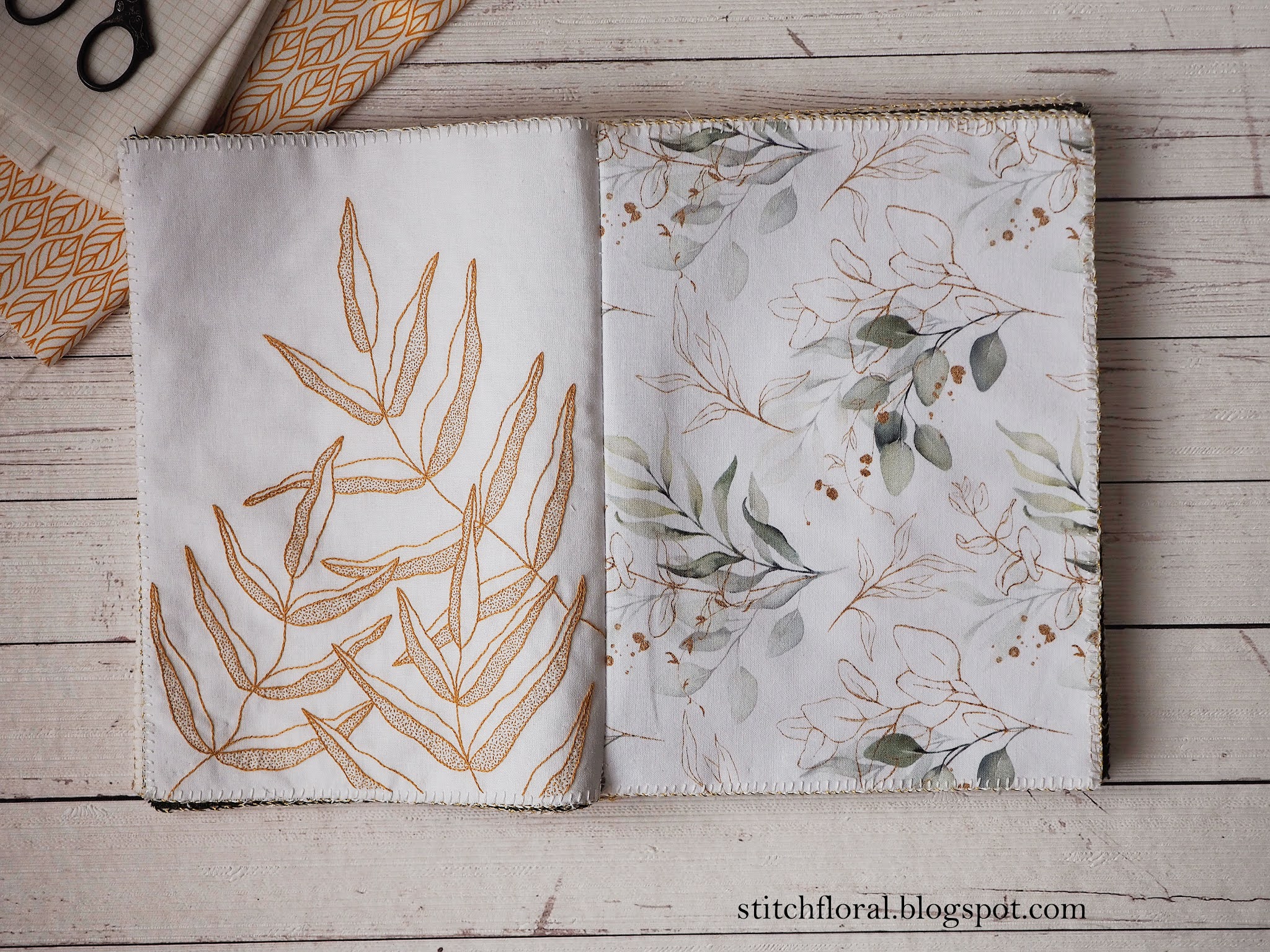 Stitch Floral journal complete - Stitch Floral