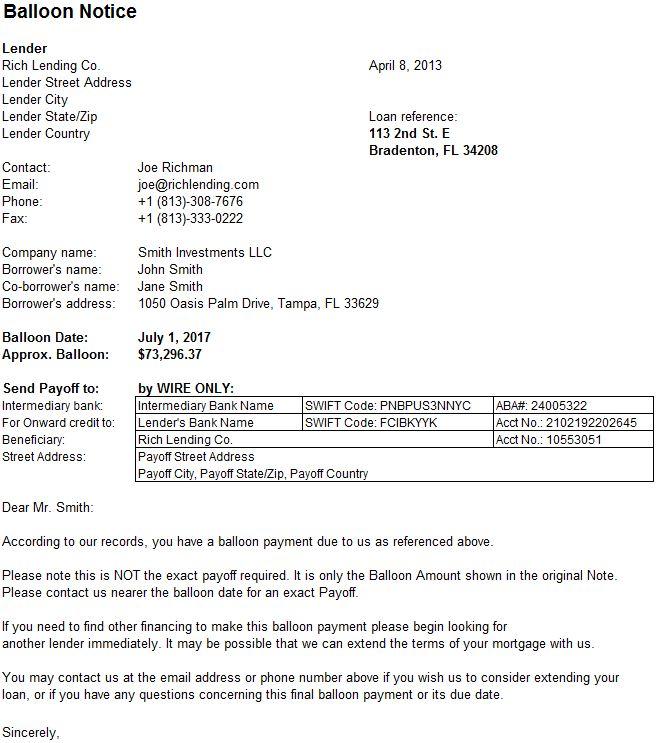 Mortgage Default Letter Template ~ Resume Letter
