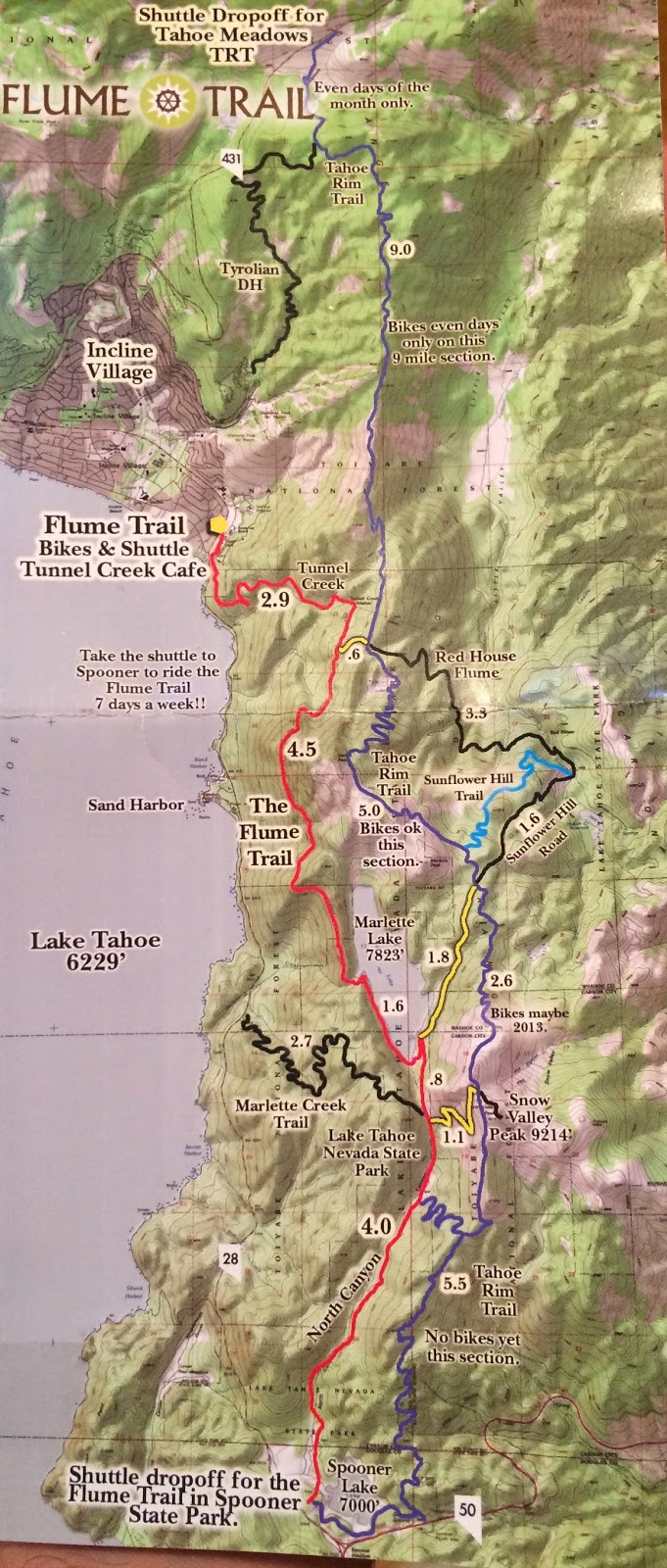 Racing the Moon||: Flume Trail in Lake Tahoe