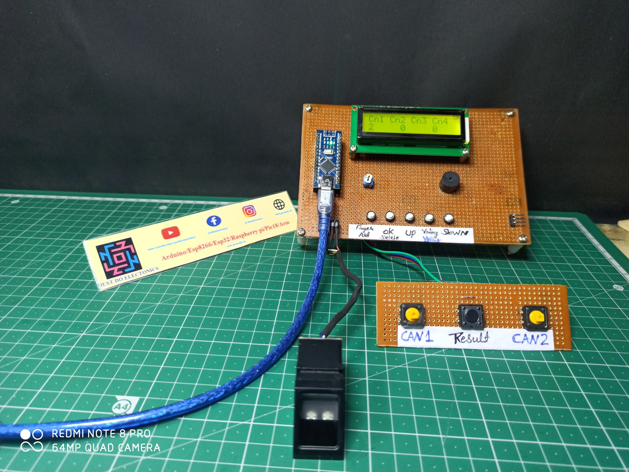 Fingerprint Based Biometric Voting Machine