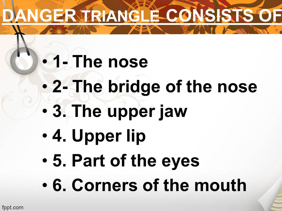 المدونة الطبية د.فهيد سالم السبيعي: DANGER TRIANGLE OF THE FACE DR ...