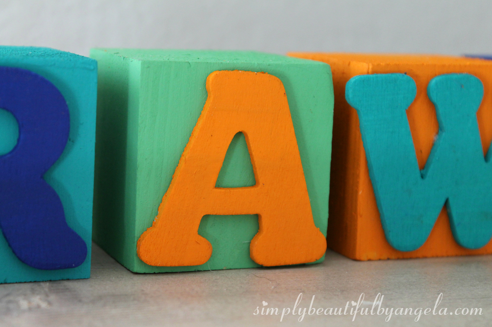 DIY Letter Blocks