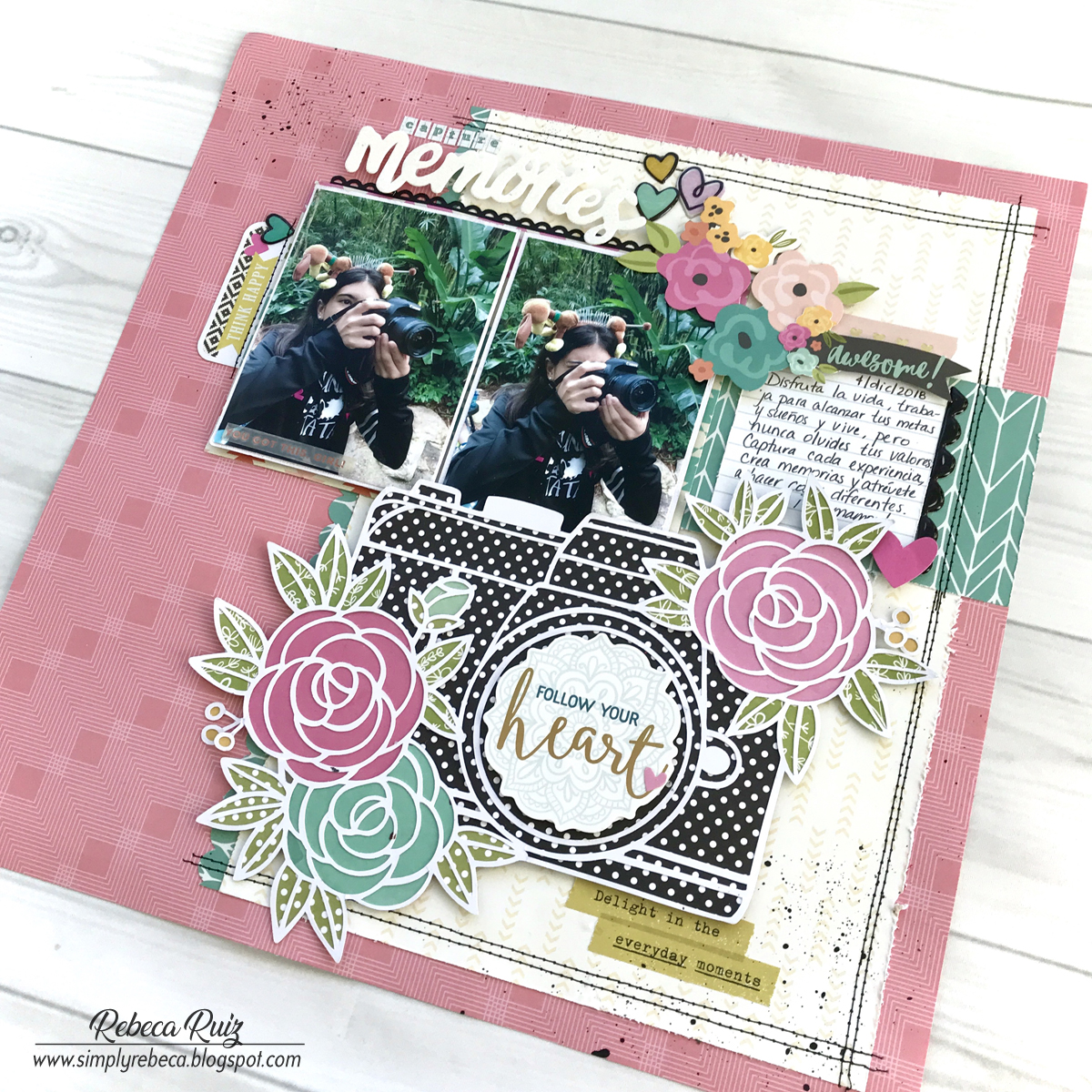 Capture Memories Layout - Simply Rebeca