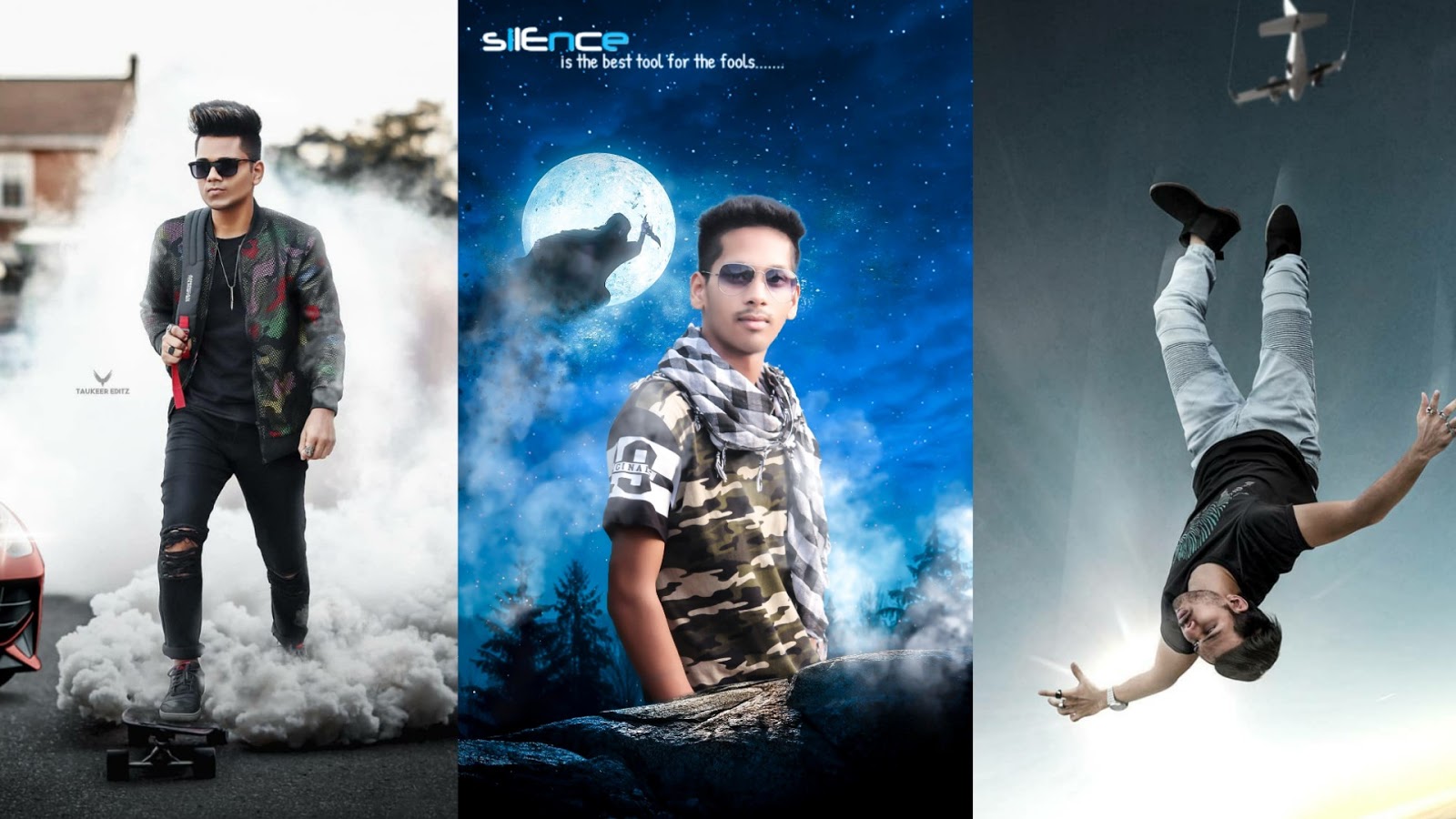 GHOST photo editing in picsart | Best night and moon photo editing tutorial