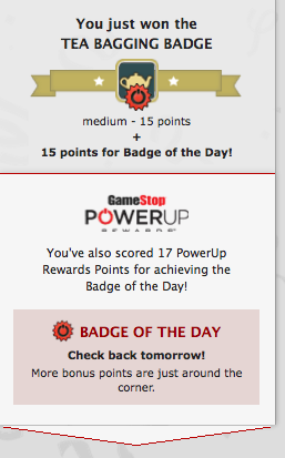 Video Game Screenshots: Kongregate Badge of the Day: Tea Bagging