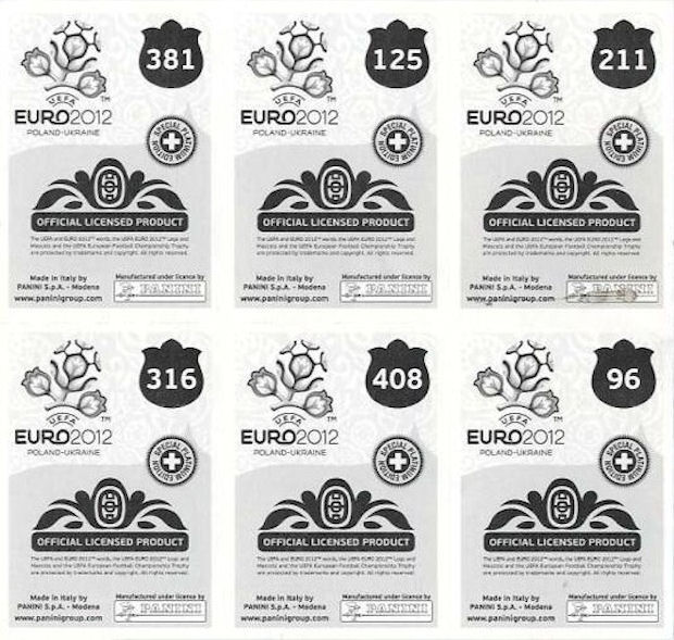 Football Cartophilic Info Exchange: Panini - Euro 2012 Poland-Ukraine ...