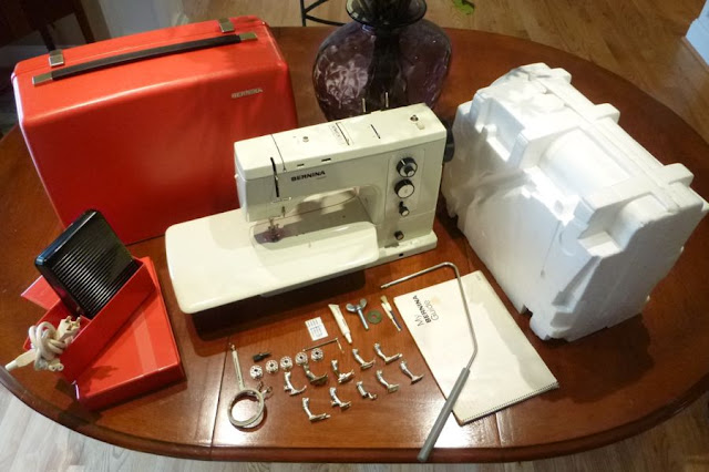 Tempted Threads: Vintage Bernina 830 Record Sewing Machine - Restored