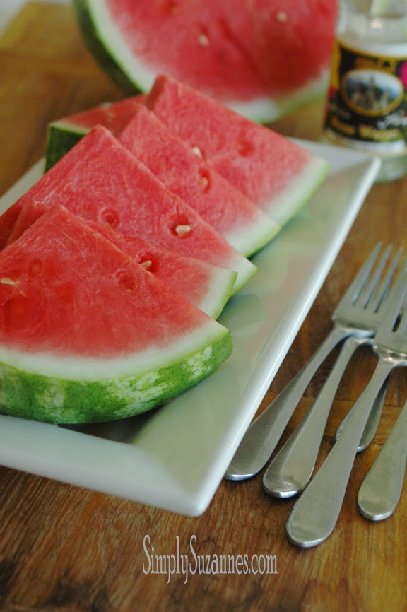 Simply Suzanne's AT HOME: watermelon and rose water