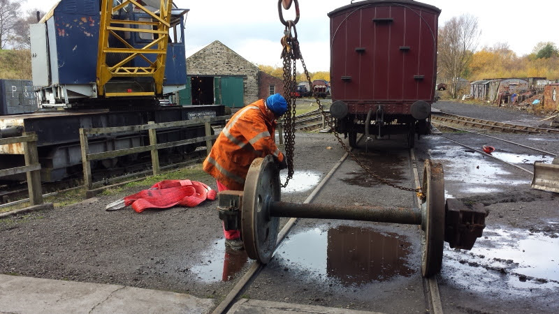 Tanfield Railway Blog: Axleboxes etc