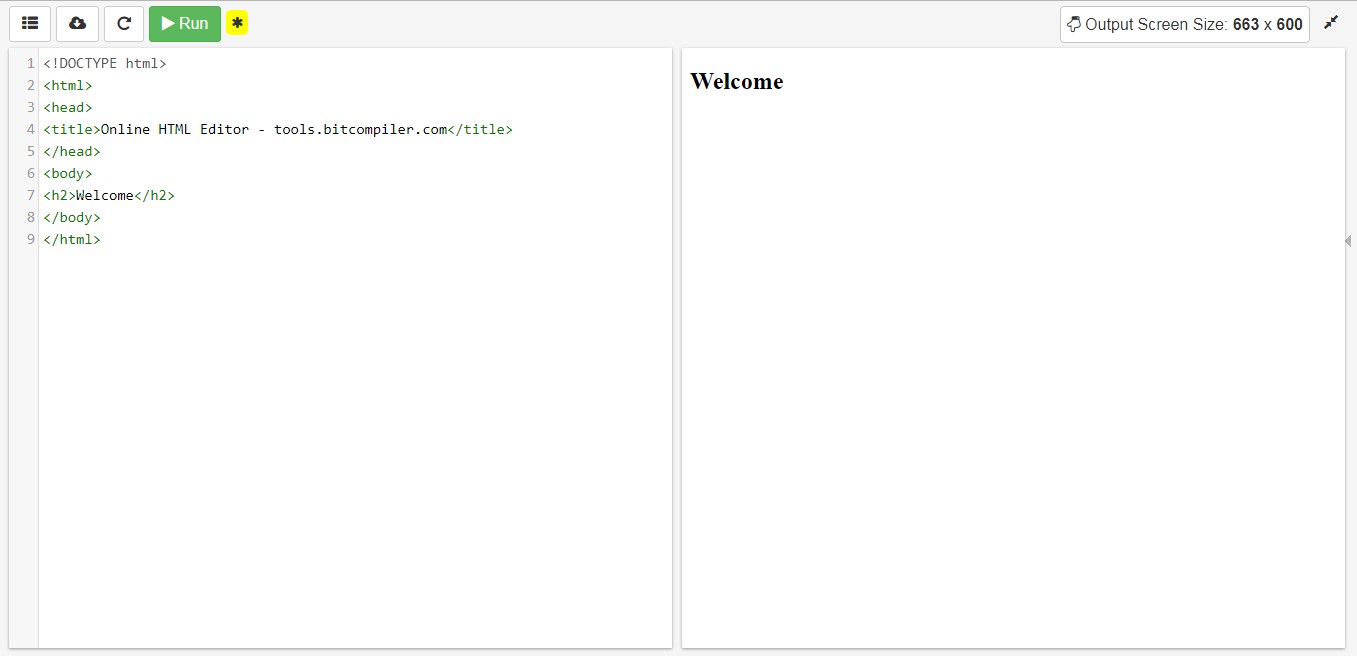 Online 'Tryit Editor' for HTML developers
