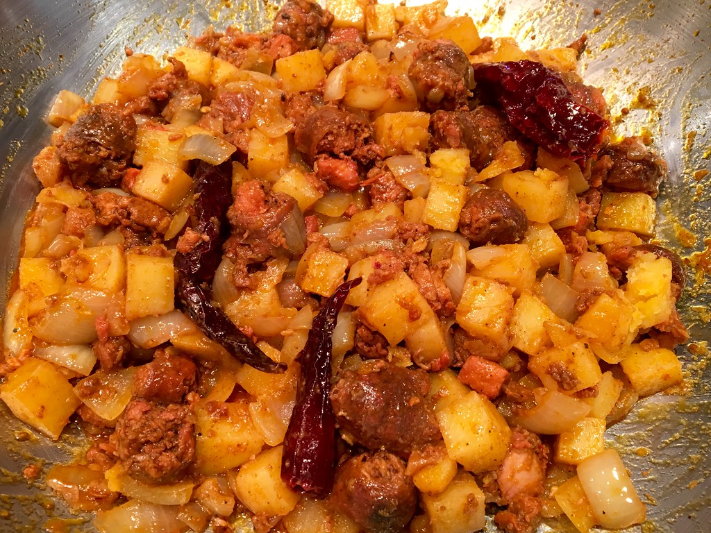 Goa Sausage Chilli Fry