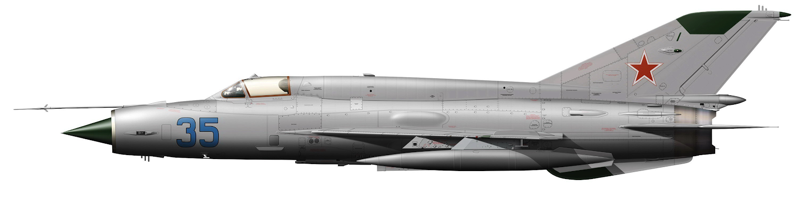Kuzmodels Minicraft: Mikoyan Gurevich MiG-21bis Fishbed-L International ...