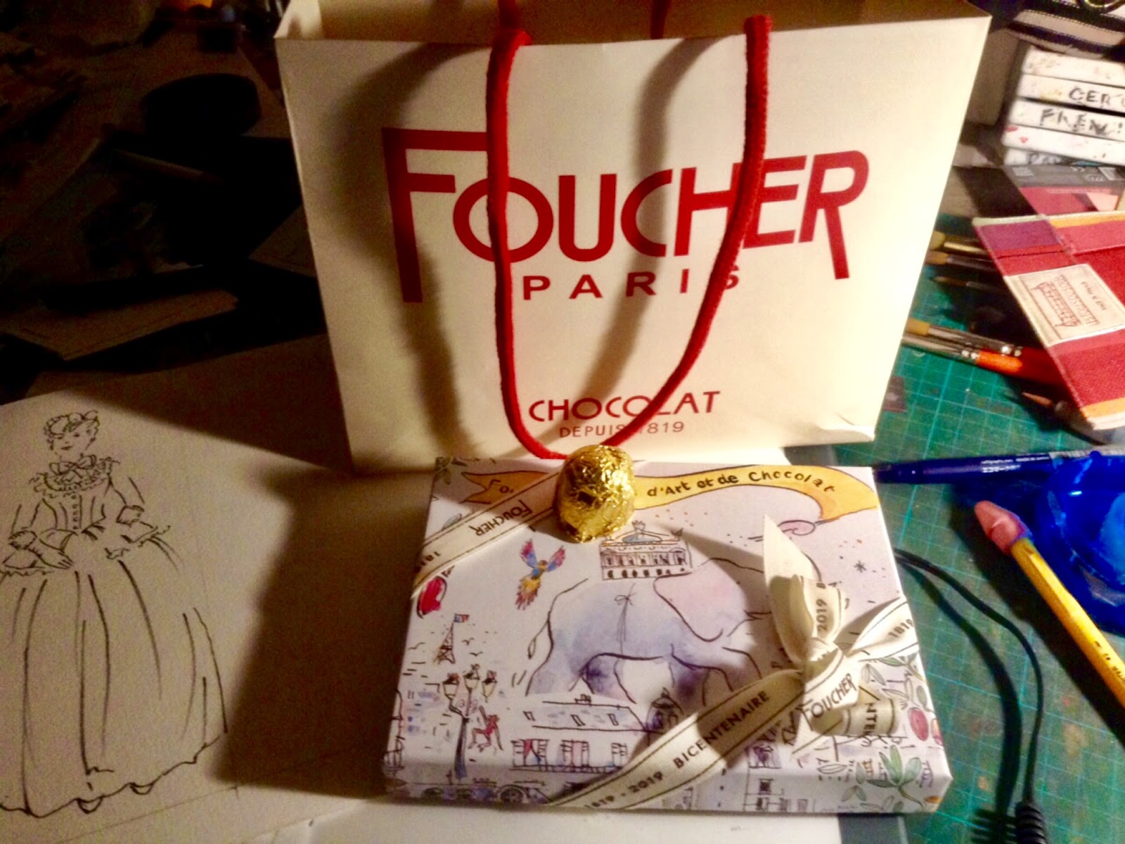 paris breakfasts: Chocolat Foucher 200th anniversary