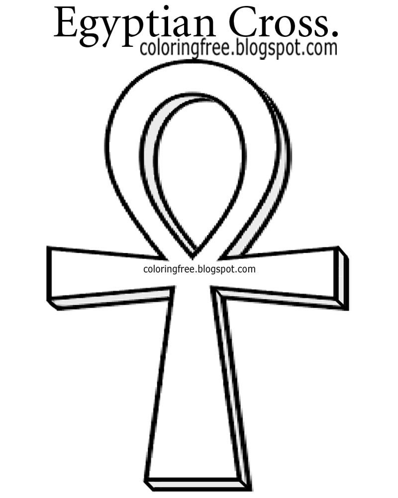 Ankh Coloring Pages