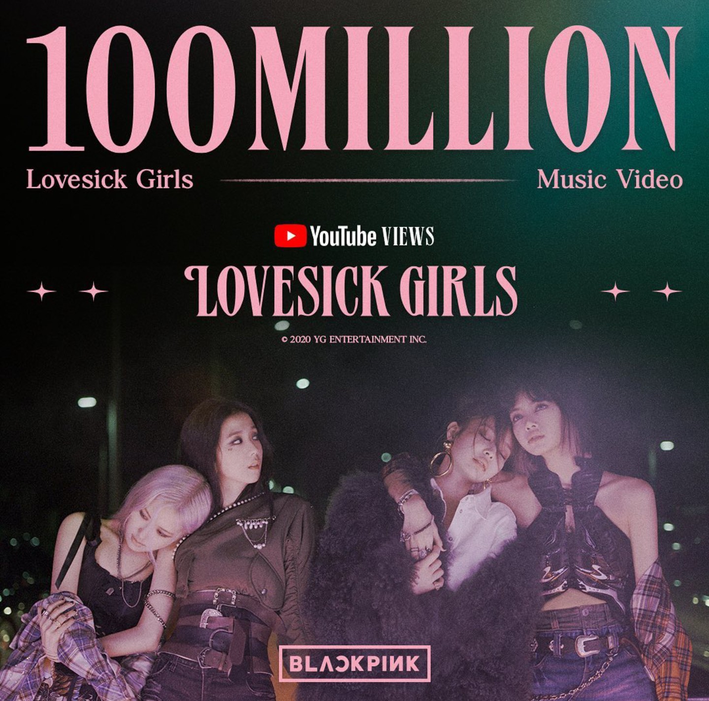 Lovesick Girls de BLACKPINK se convierte en su décimo MV en alcanzar 100 millones de ...