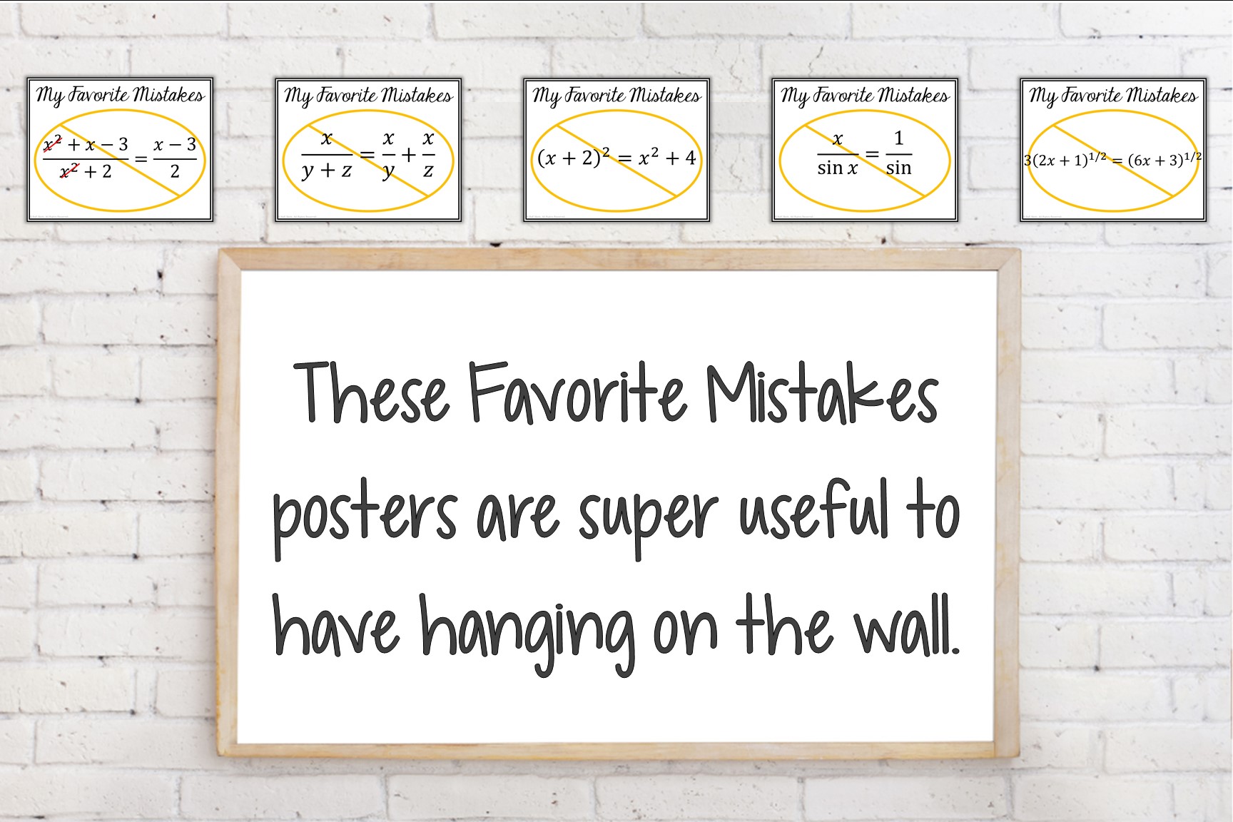 High School Math Classroom Decorating Ideas [Hoff Math]