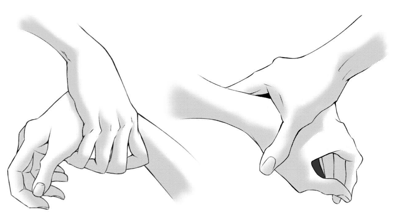 How to Draw Couples Holding Hands