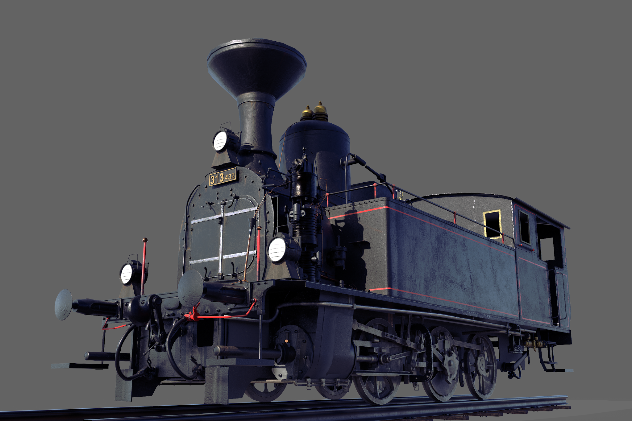 ALAM: Steam Locomotive Textured Wip