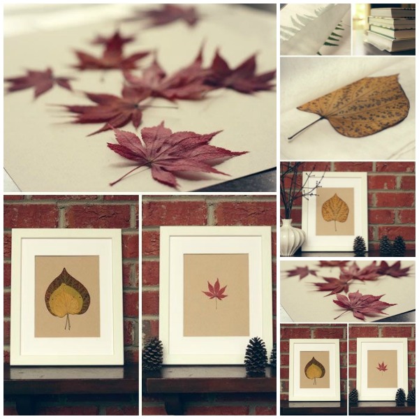 beautiful diy project and homemade decor: DIY Leaf Craft Projects For ...