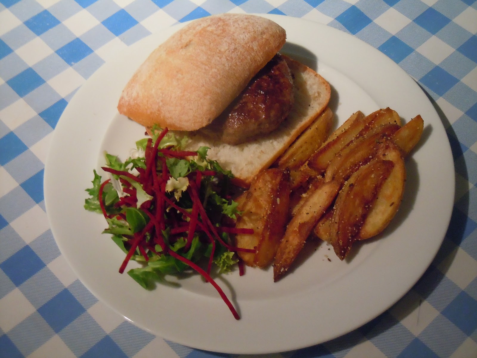 Tonight's Menu: Zebra Burgers