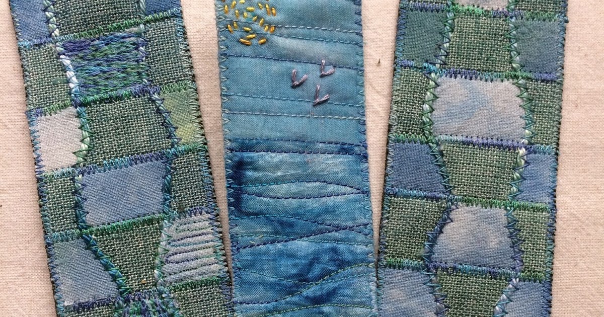Sew Stitch Knit: Bookmarks and slow stitching