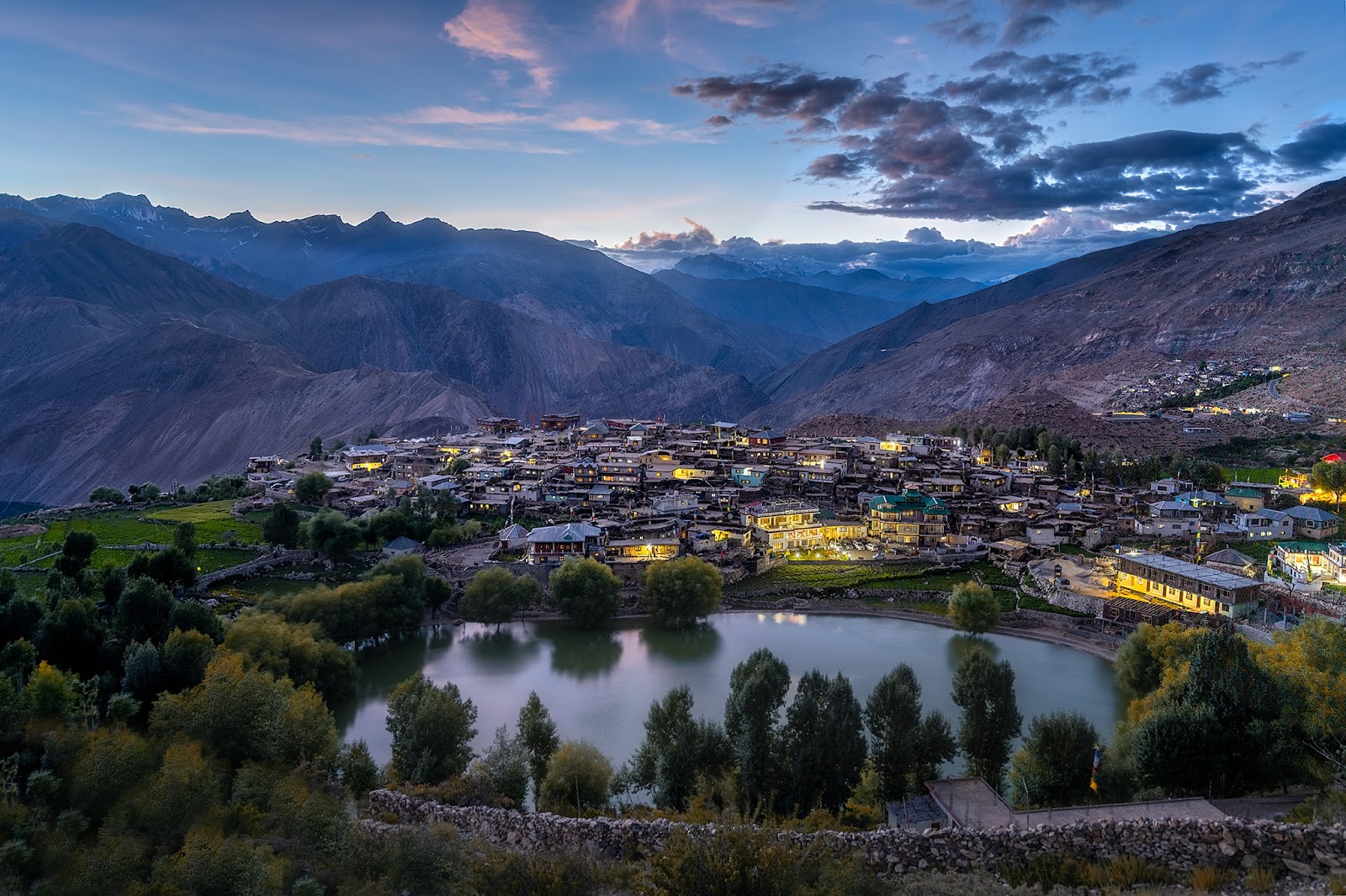 Nako Lake and Village
