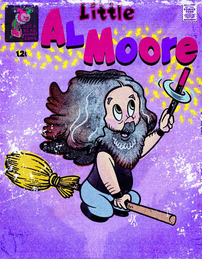 * ALAN MOORE WORLD *: Little Al Moore art