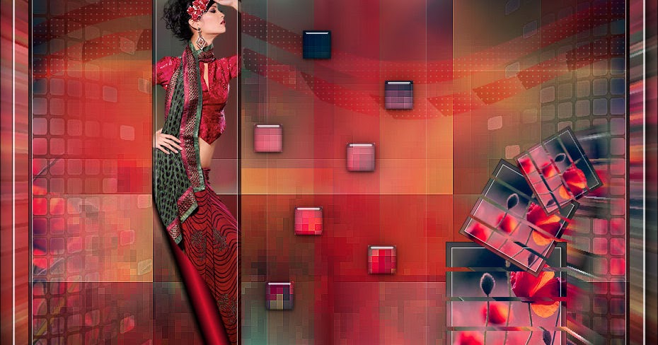 PSP Design: FLOWERS- Çeviri (Orijinal tutorial: Psp-Art-Harmi)