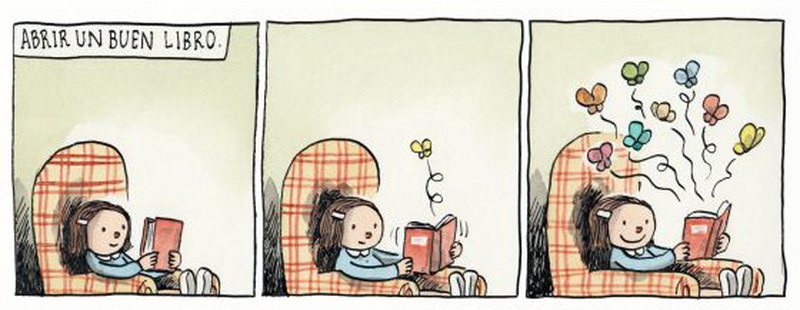 Las viñetas de Liniers para fomentar la lectura