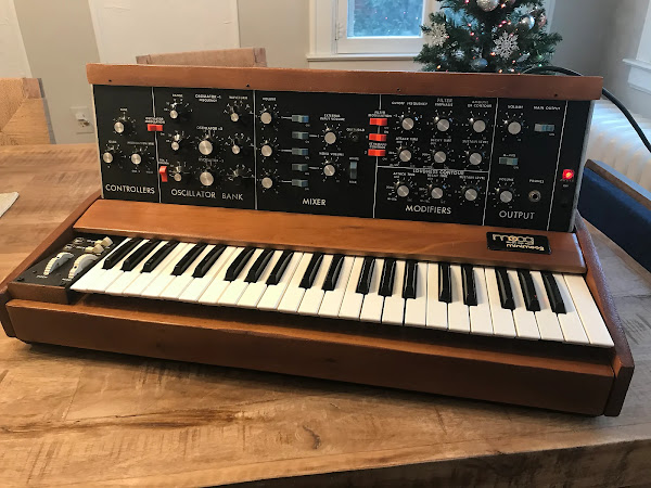 MATRIXSYNTH: Vintage Restored Moog Mini Moog Model D SN 9815