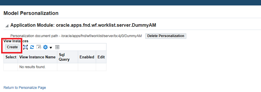 Anil S Oracle Application Framework Blog Dynamic View Object Through Personalization R12 2