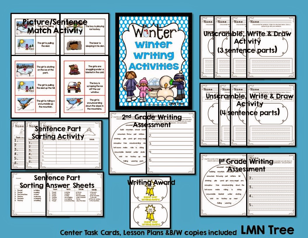 LMN Tree: Winter Writing: Tips, Activities, and Freebies