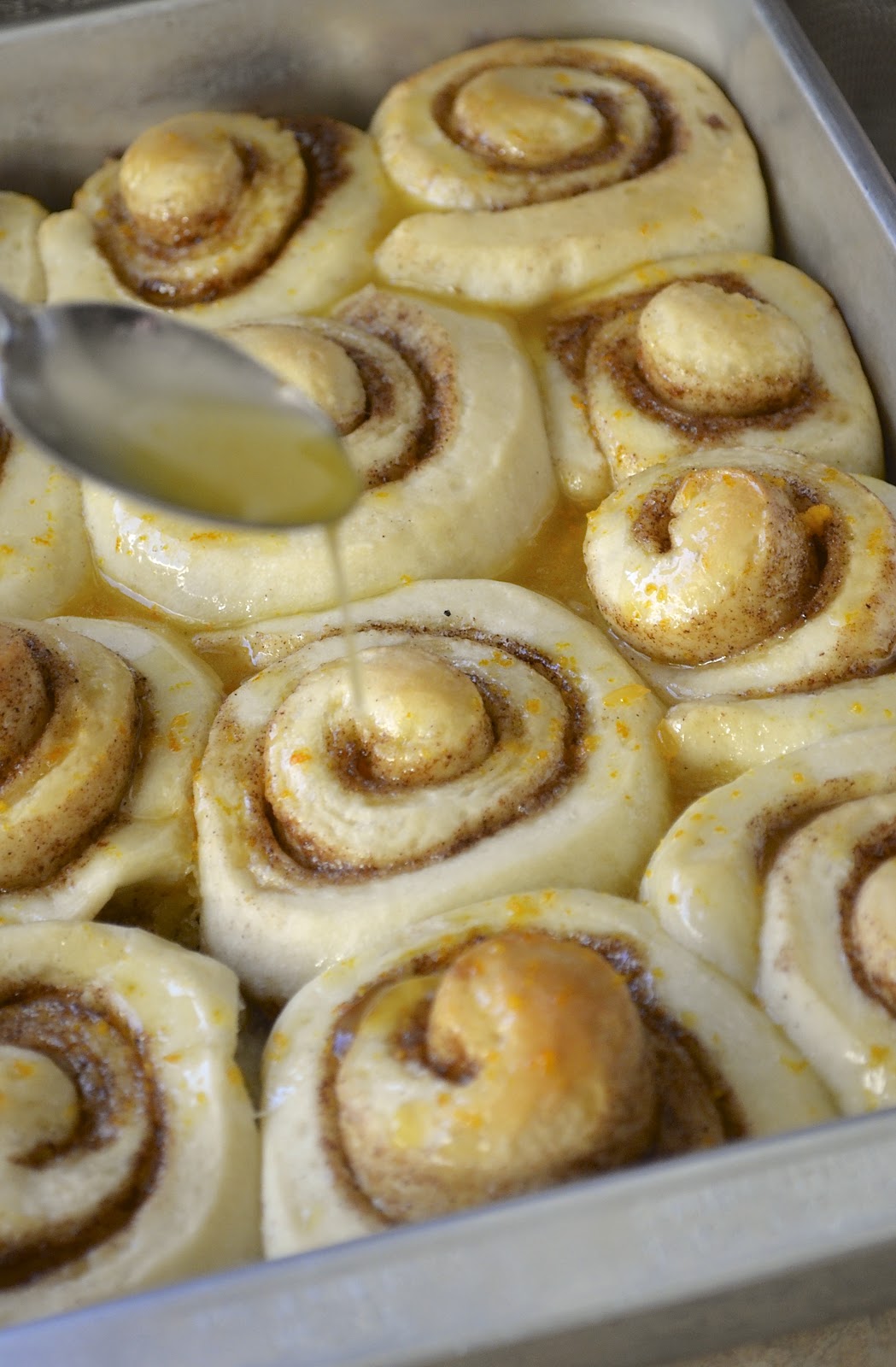 The Lazy Daisy Kitchen: orange glazed cinnamon rolls