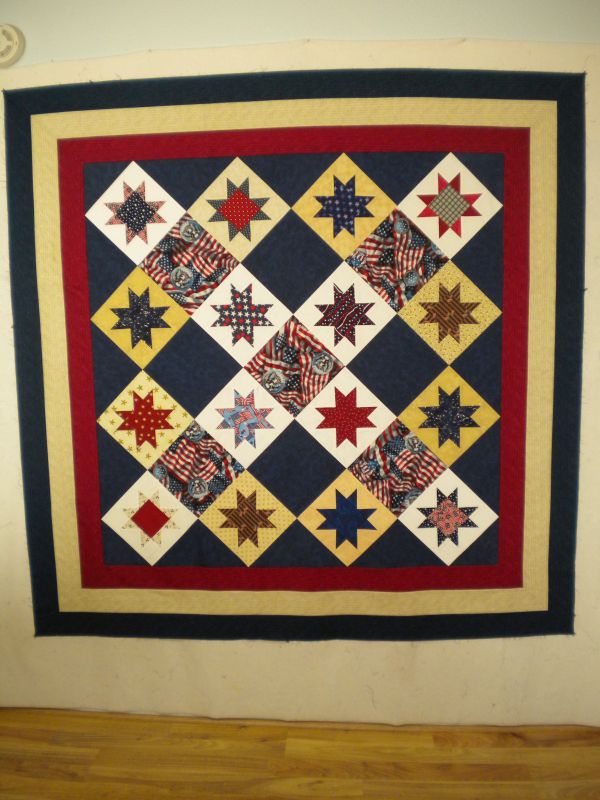 Quilts of Valor: Floating Stars in Idaho