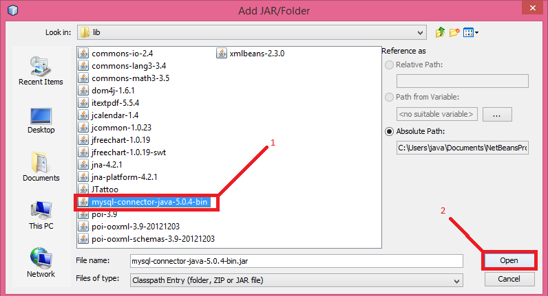Koneksi Database Mysql Dengan Aplikasi Java Programming Tutorial