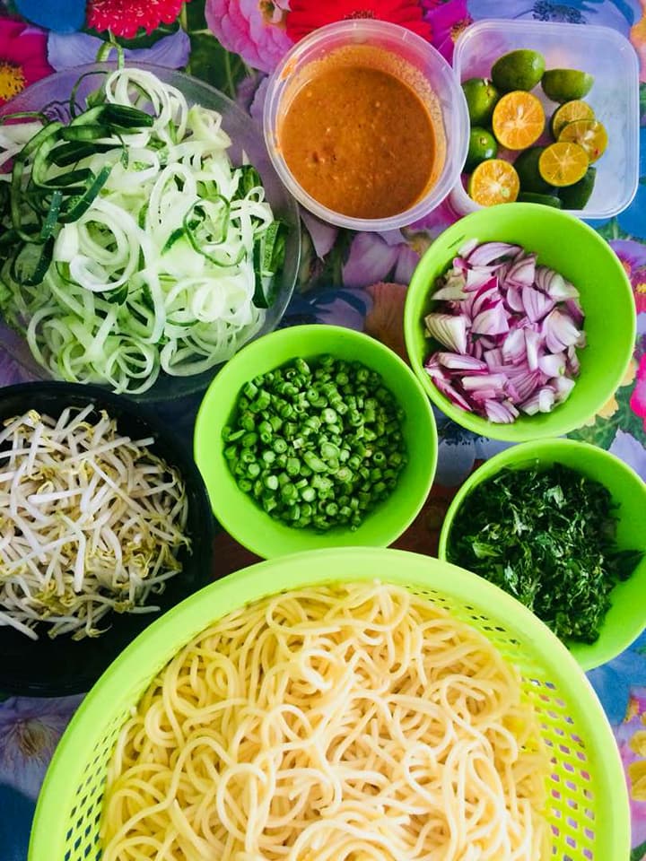Resepi Laksa Johor Kuah Pekat Dan Sedap. Hidangan Special Yang ...